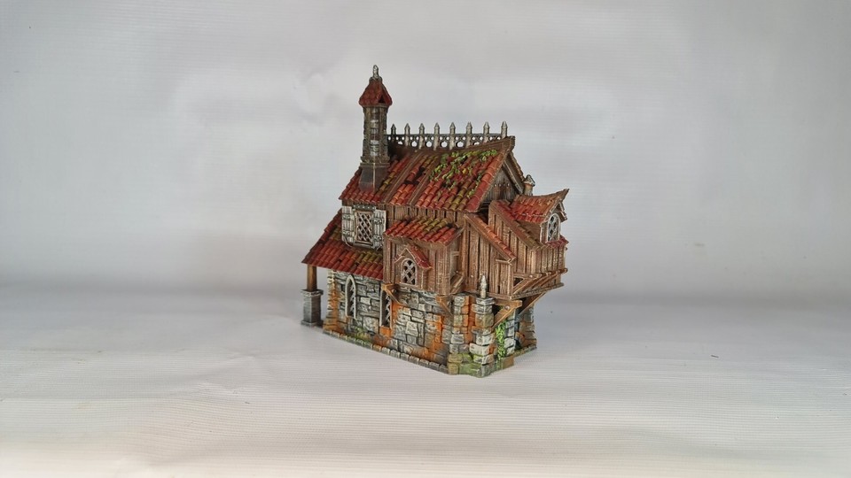 3d printed Fantasy house 28mm DnD Miniatures, Tabletop, RPG, War Game ...