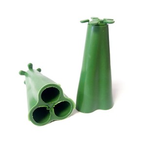 12 x Pyramid Rubber Bamboo Cane Caps Stake Toppers Protectors | eBay