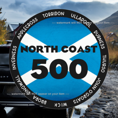 2x NC500 NORTH COAST 500 Car Vinyl Sticker 75mm x 75mm - WATERPROOF ...