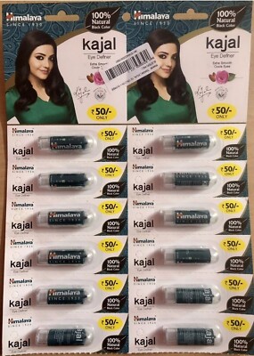 12 x (PC) Himalaya Herbals KAJAL KOHL Natural Ingredients Black, 1 gm ...