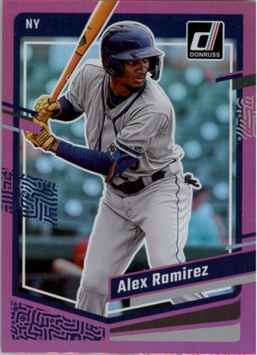 2023 Donruss Holo Pink #138 Alex Ramirez New York Mets Prospect Rookie ...