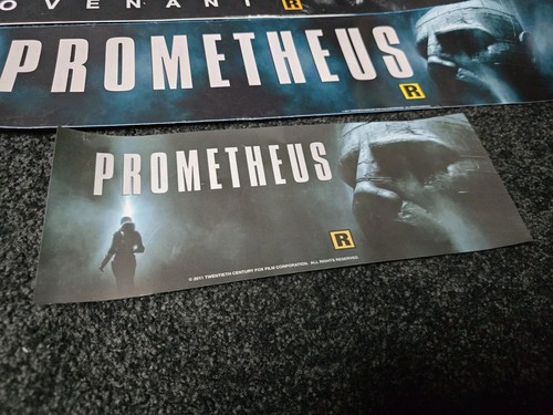 ALIEN COVENANT & PROMETHEUS THEATER MYLARS 5X25 RARE | eBay