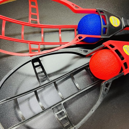 Wham-O Trac-Ball Set 2 Balls 2 Racquets No Box | eBay