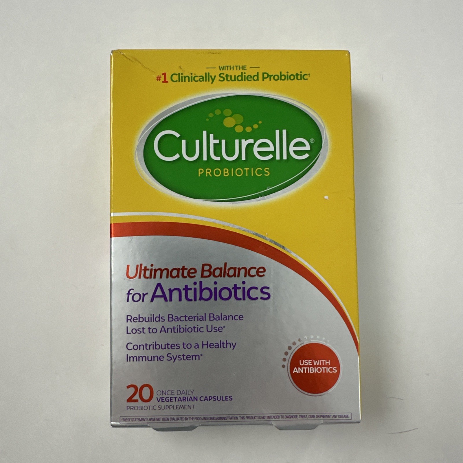 (1) Culturelle Probiotics Ultimate Balance Probiotic 20 Count Exp. 03/ ...