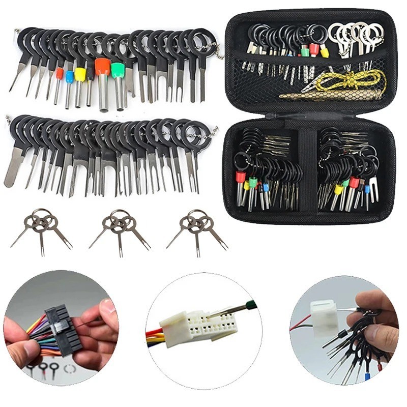 38x Car Terminal Removal Tool Pin Wiring Connector Extractor Puller Kit ...
