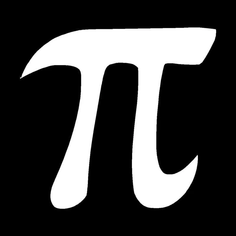 Colorful Pi Symbol