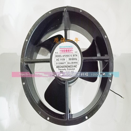 1 pcs MECHATRONICS Fan UF25GC12 BTH AC115V 25489 25.4CM cooling fan ...