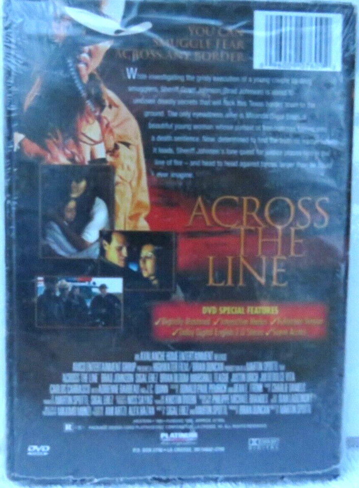 New Sealed - Across the Line (DVD, 2002) Brad Johnson/Sigal Erez | eBay