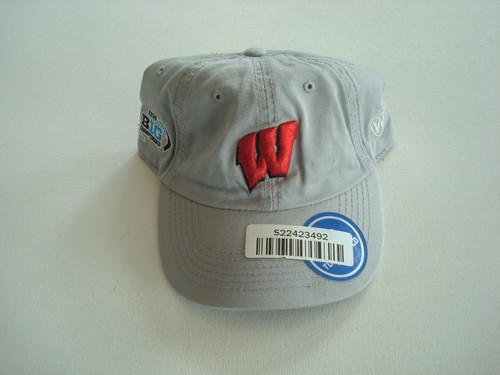 WISCONSIN BADGERS 2016 00S RARE NEW SCRIPT STRAPBACK HAT CAP VINTAGE ...