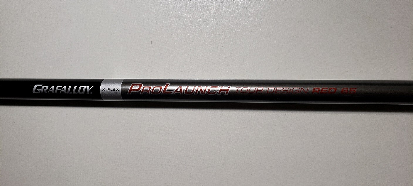 Grafalloy PROLAUNCH TOUR DESIGN RED Driver Shaft .335 65g X-Stiff 46 ...