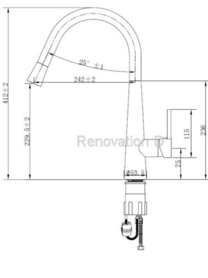 Lollypop HELIOS Pull Out Kitchen Mixer Tap | eBay Australia