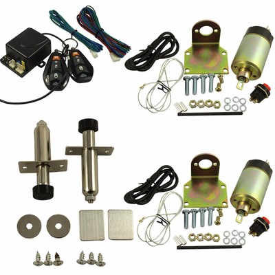 Door Popper Kit for 2 Door with 2 Remotes - 80 lbs Popper System - Easy ...