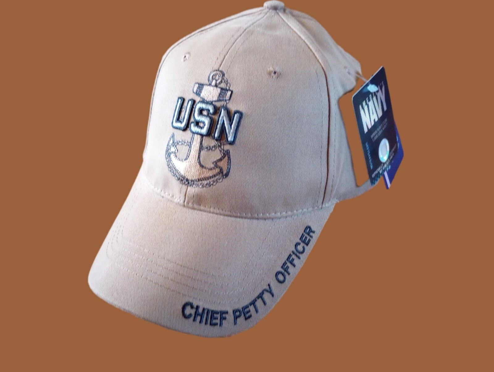 U.S NAVY CHIEF PETTY OFFICER HAT NAVY COYOTE BROWN BASEBALL CAP | eBay