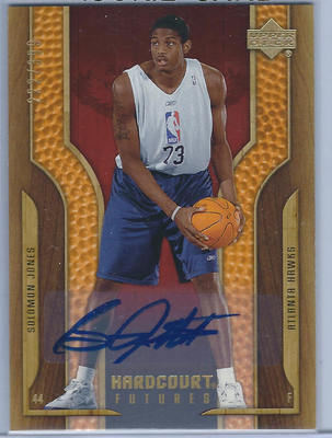 2006-2007 Hardcourt Basketball Solomon Jones Atlanta Hawks Rookie ...