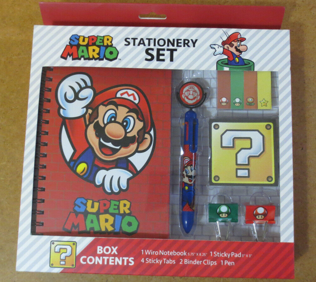 Mario Writing Set