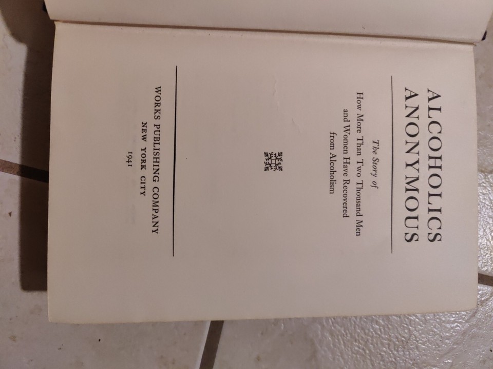 AA Big Book 1st edition, 2nd Printing, Good + Condition - RARE | eBay