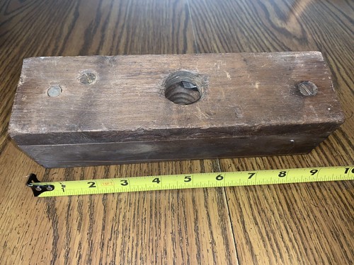 Antique Wood Plane Dowel Thread Cutter Box Carpentry Tool Vintage Tap ...