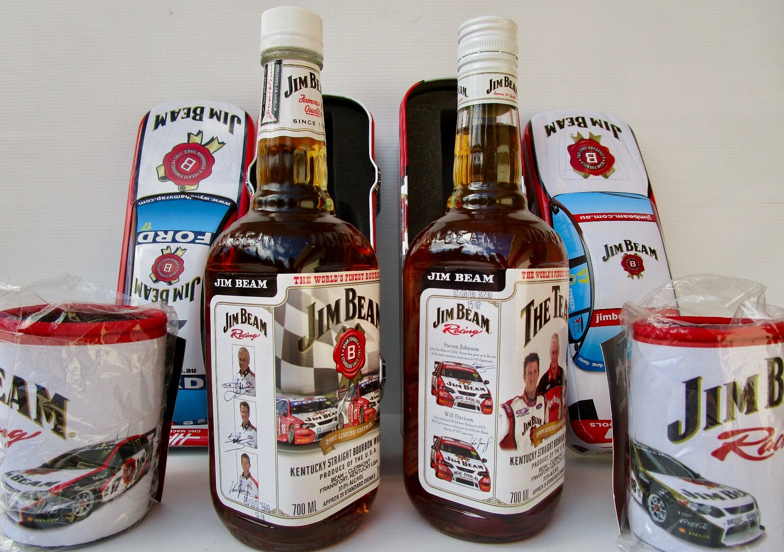 Jim Beam Racing Ltd Edit 2007 & 2008 Seasons 1 & 2 PLUS Matching Stubby ...