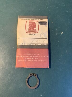 Tecumseh 792018 Snap Ring Genuine Nos Oem Part | eBay