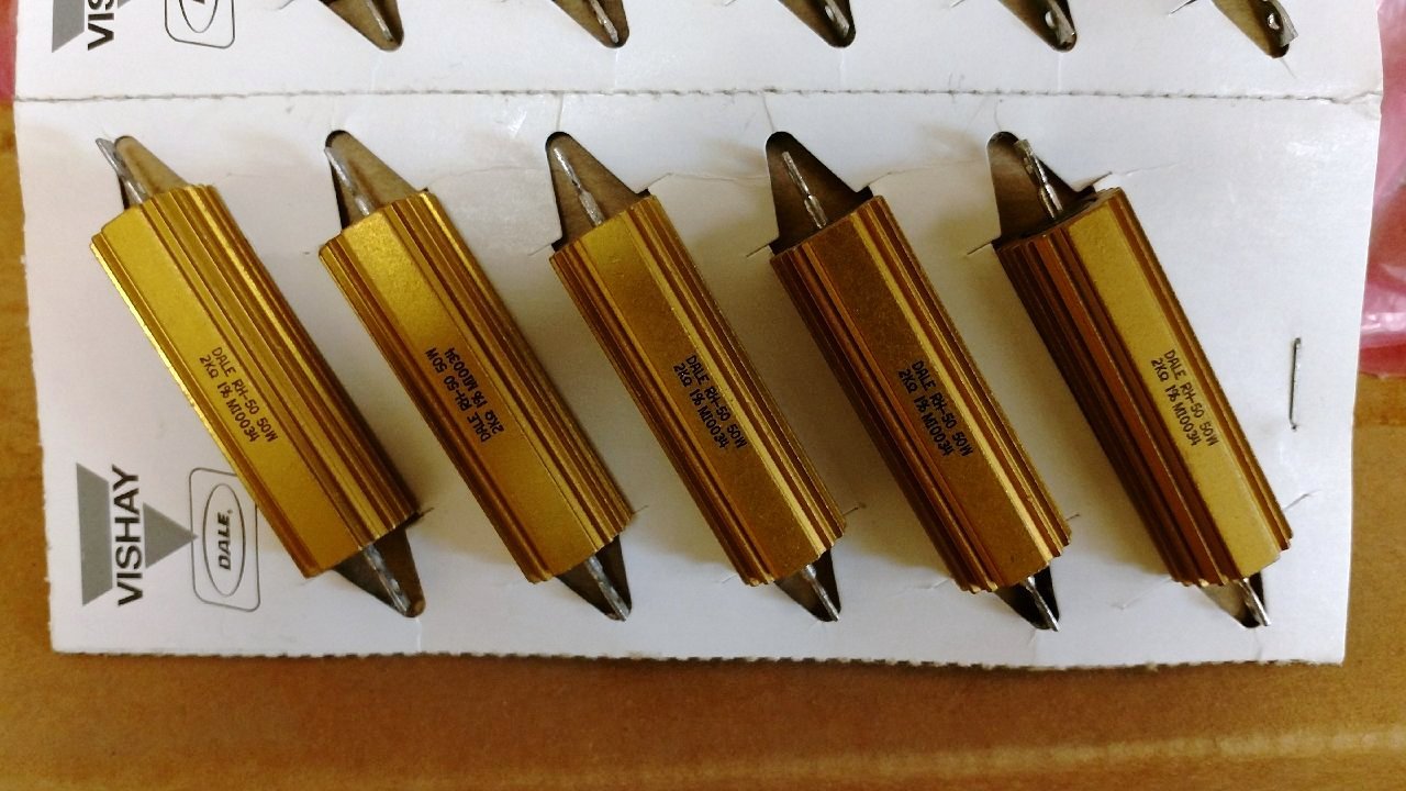 Lot of 5 *NEW* VISHAY / DALE RH-50 50W 2K OHM 1% Resistors UIC p/n ...