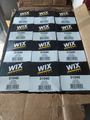 Box of 12 Engine Oil Filter Wix 51040 for GM / Daewoo / Isuzu / Jeep ...