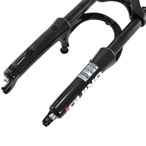 SPINNER GRIND 20" Suspension Fork 50mm 1 1/8" Remote Lockout,Glossy BK ...