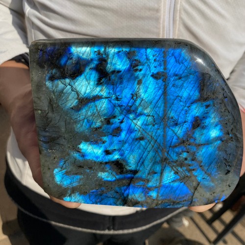 5lb Natural Gorgeous Labradorite Quartz Crystal Stone Specimen Healing ...