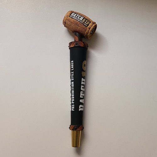 BATCH 19 Pre-Prohibition Style Lager Beer Tap Handle Large 11" Bar Pub ...
