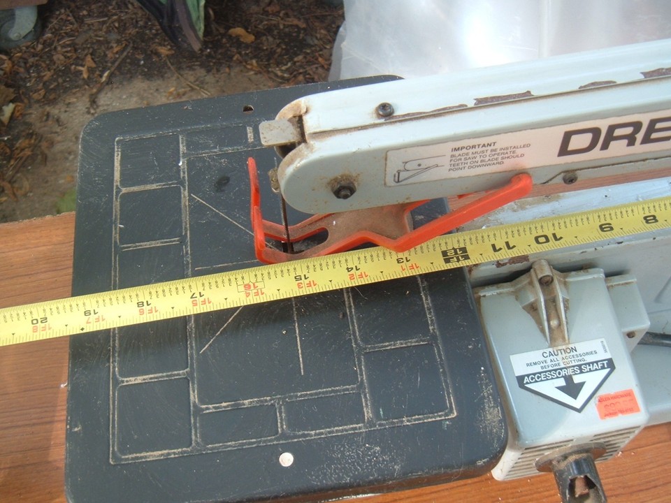 Dremel Model 1571 Scroll Saw Jig Saw works good light weight 1 sm ...