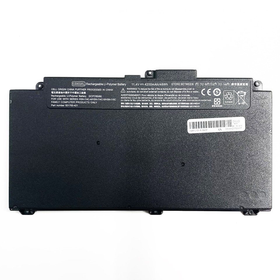 CD03XL Battery for HP ProBook G5, ProBookG4, ProBook 650 G4, ProBook ...