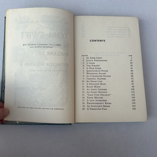Tom Swift In The Caves Of Nuclear Fire Victor Appleton II Vintage ...