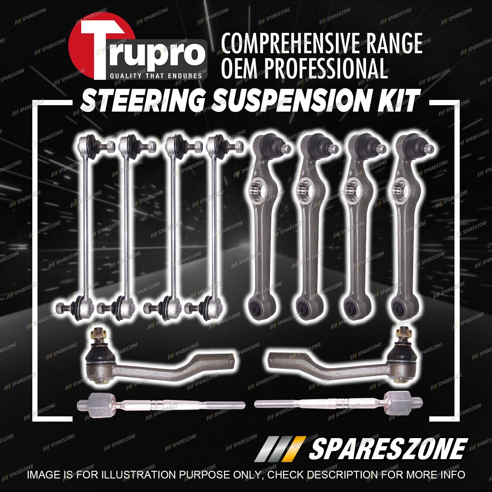 Trupro Control Arm Sway bar Kit for BMW 523I 525I 528I 530I E36 E39 ...