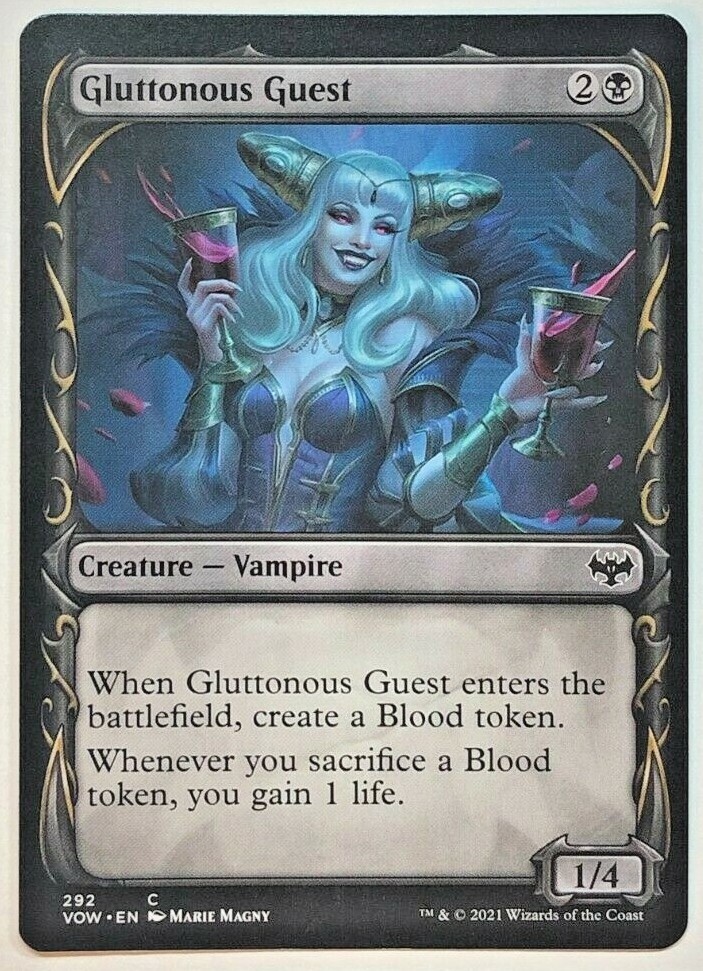 MTG Gluttonous Guest (Showcase) Innistrad: Crimson Vow 292 Common | eBay