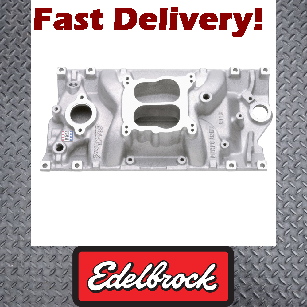 Edelbrock 2116 Performer Intake Manifold for Small-Block Chevy w/Vortec ...