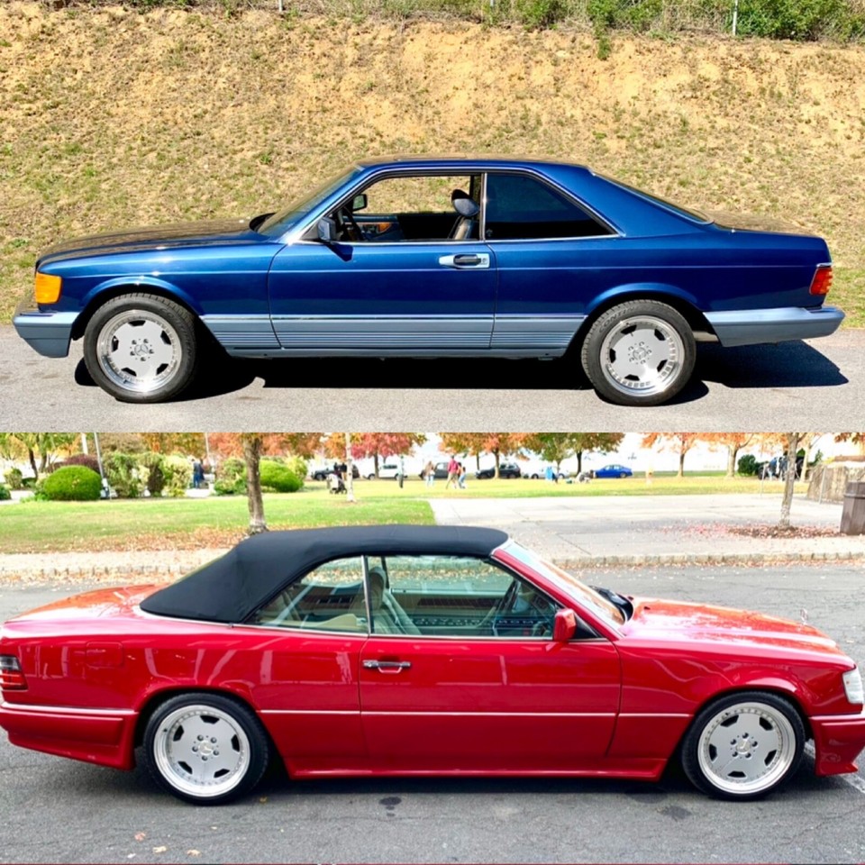 18 INCH Mercedes 124 126 560sec e300 e320 AMG Wheels Rims Deep Dish 18/8