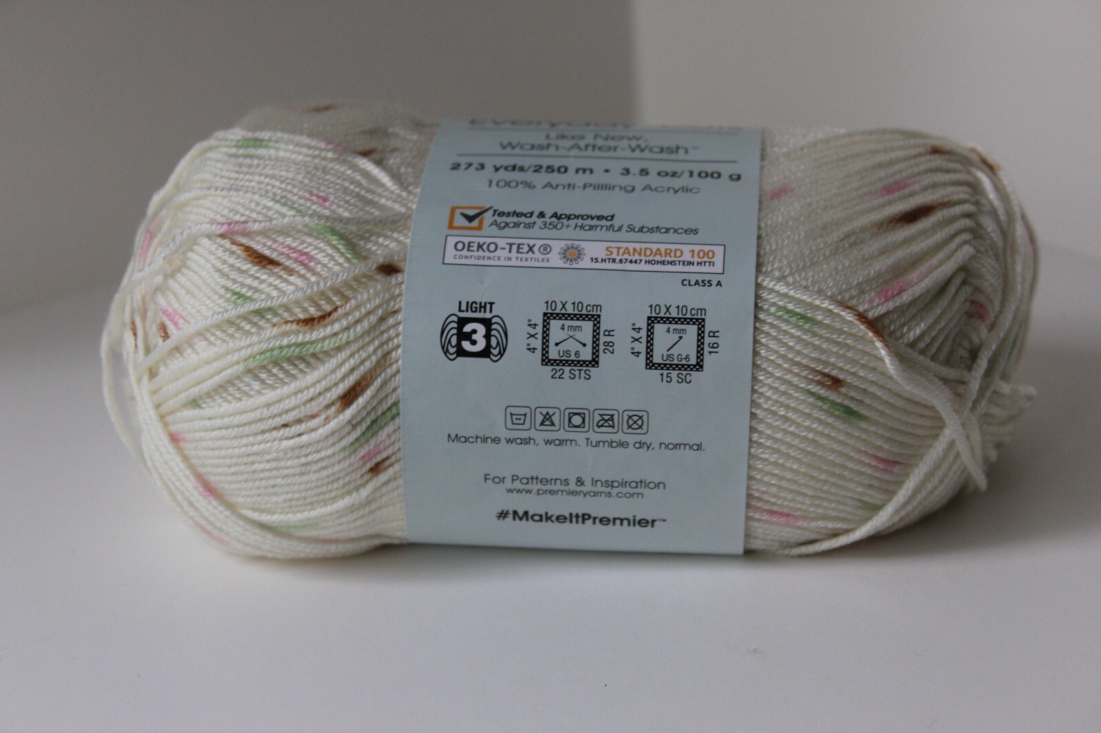 Premier Anti Pilling Everyday Dots - sold per skein- 3 colors to choose ...