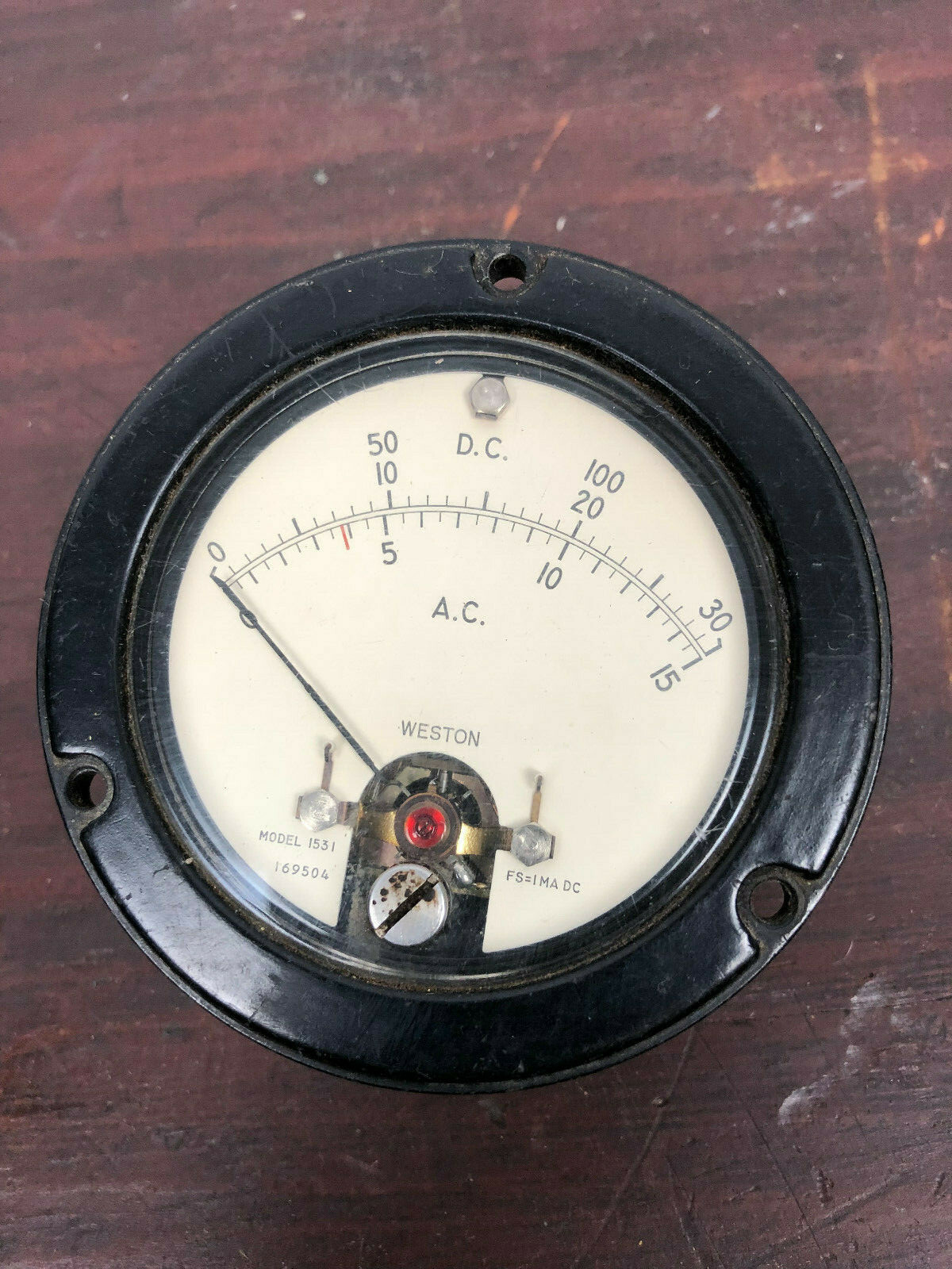 Weston A.C. Panel Meter Model 1531 | eBay