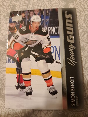 2021-22 Upper Deck Series 1 Young Guns Rookie Card #228 Simon Benoit | eBay