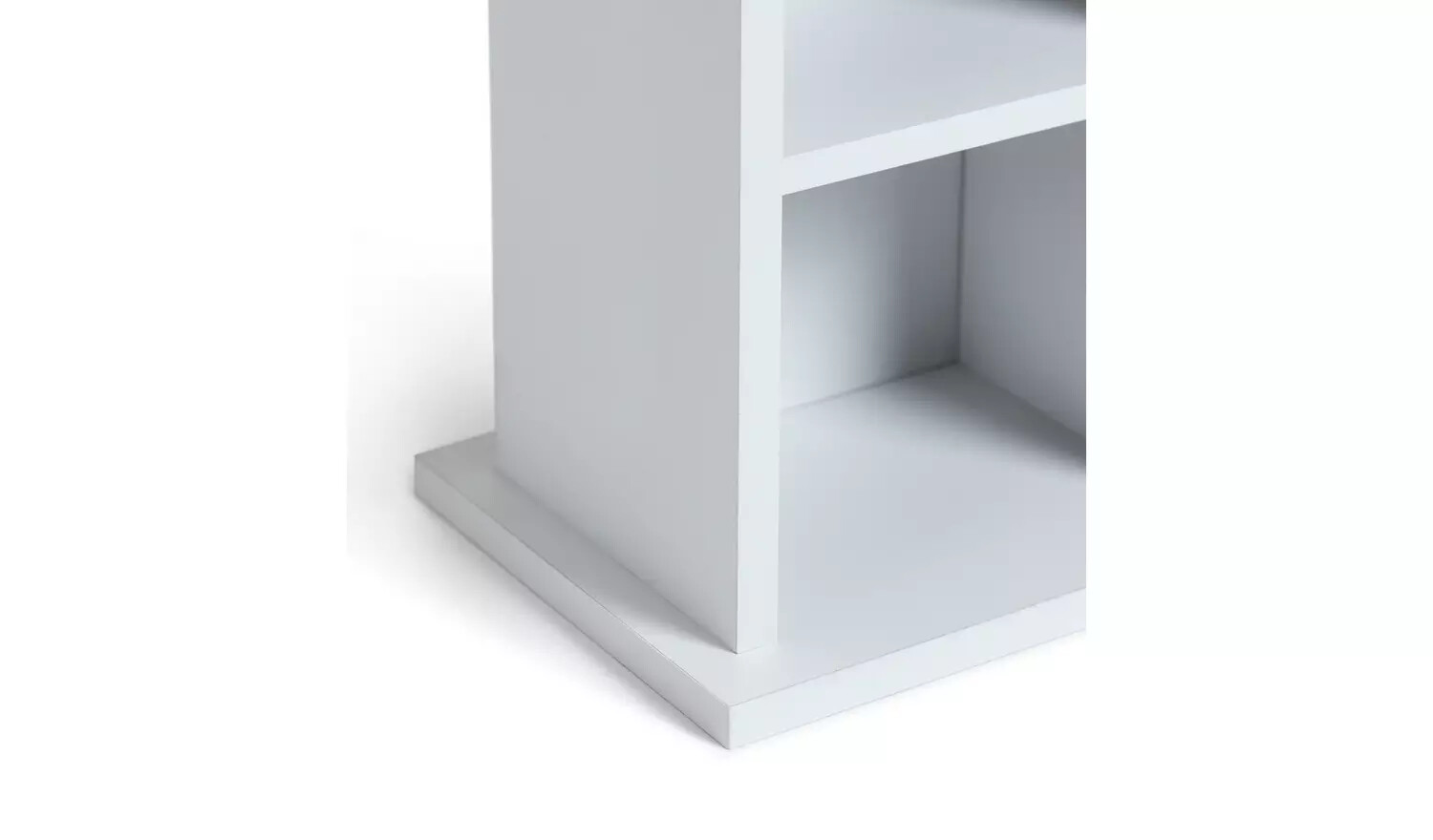 Wooden CD Storage Unit DVD Shelf Shelving Display White Media Rack ...