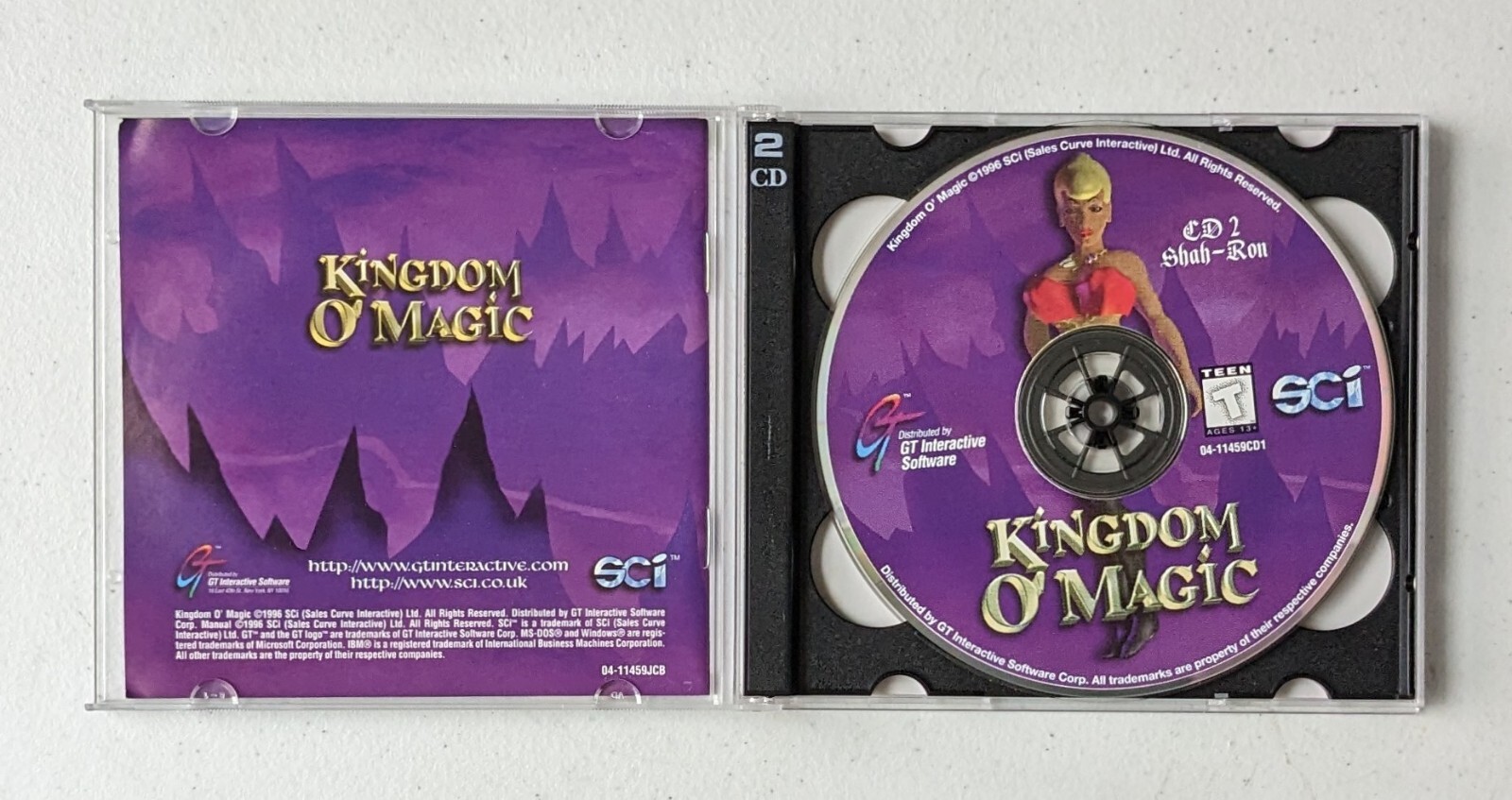 1996 SCi Kingdom o' Magic Point and Click CD-ROM Game PC IBM DOS ...