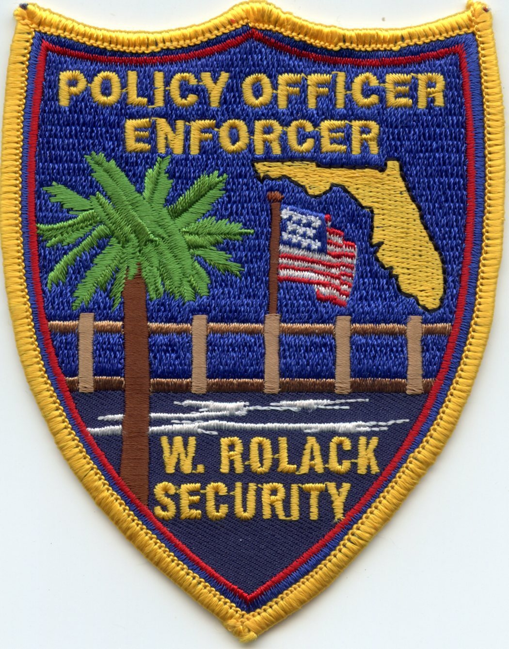 FLORIDA FL POLICY ENFORCER SECURITY sheriff police PATCH | eBay
