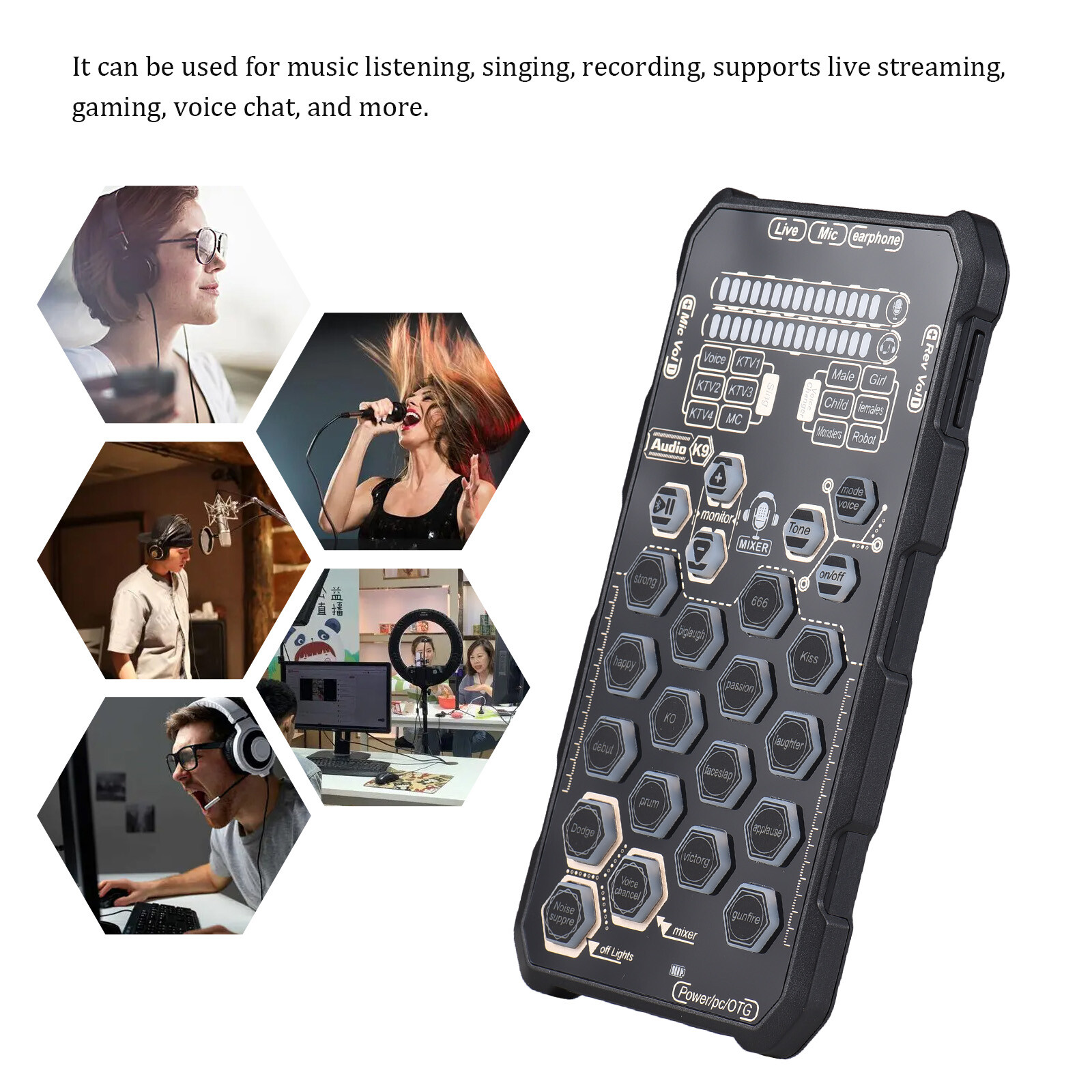 Live Sound Handheld Portable DSP Sound Effect Device U6B5 | eBay Australia