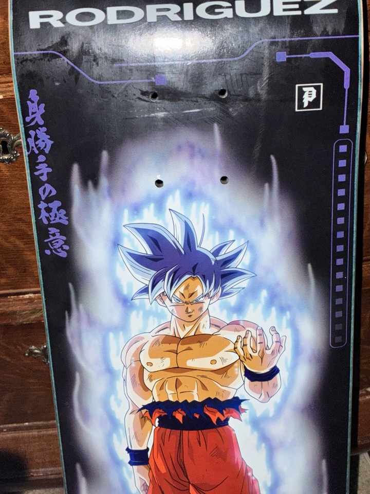 Primitive Dragon Ball Z Paul Rodriguez Goku Ultra Instinct Skateboard ...