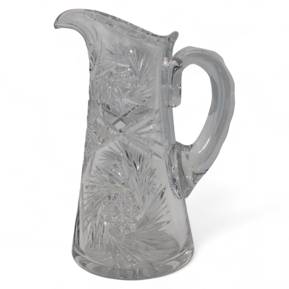 Vintage Waterford Crystal Water Pitcher With Intricate Cut Glass Design ...