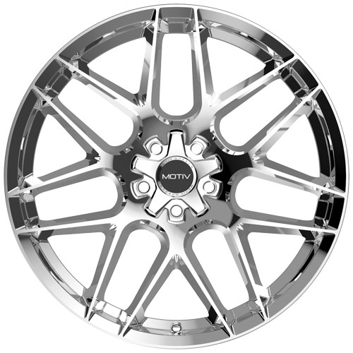 (Set of 4) Motiv 435C Foil 20x8.5 5x108/5x4.5" +40mm Chrome Wheels Rims ...