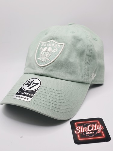 Las Vegas Raiders NFL '47 Brand Clean Up Eucalyptus Mint Green ...