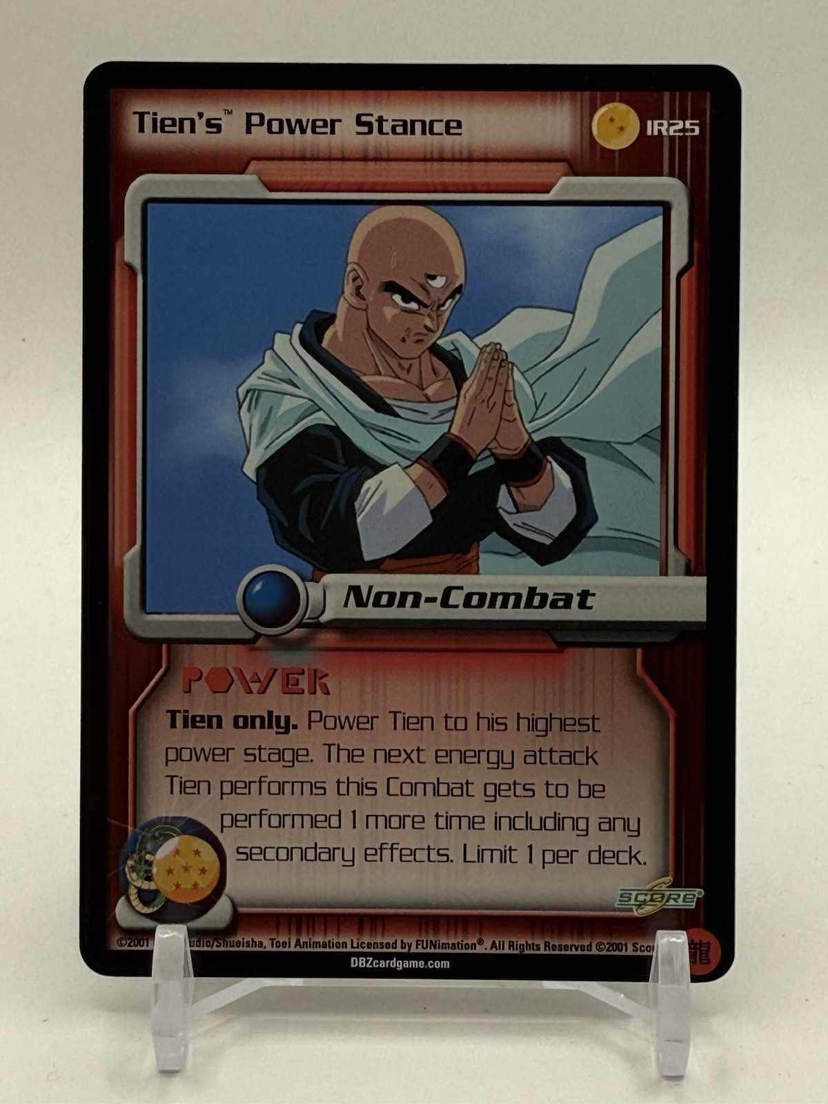 Tien’s Power Stance IR25 Irwin Toy Promos DBZ CCG DragonBall Card ...