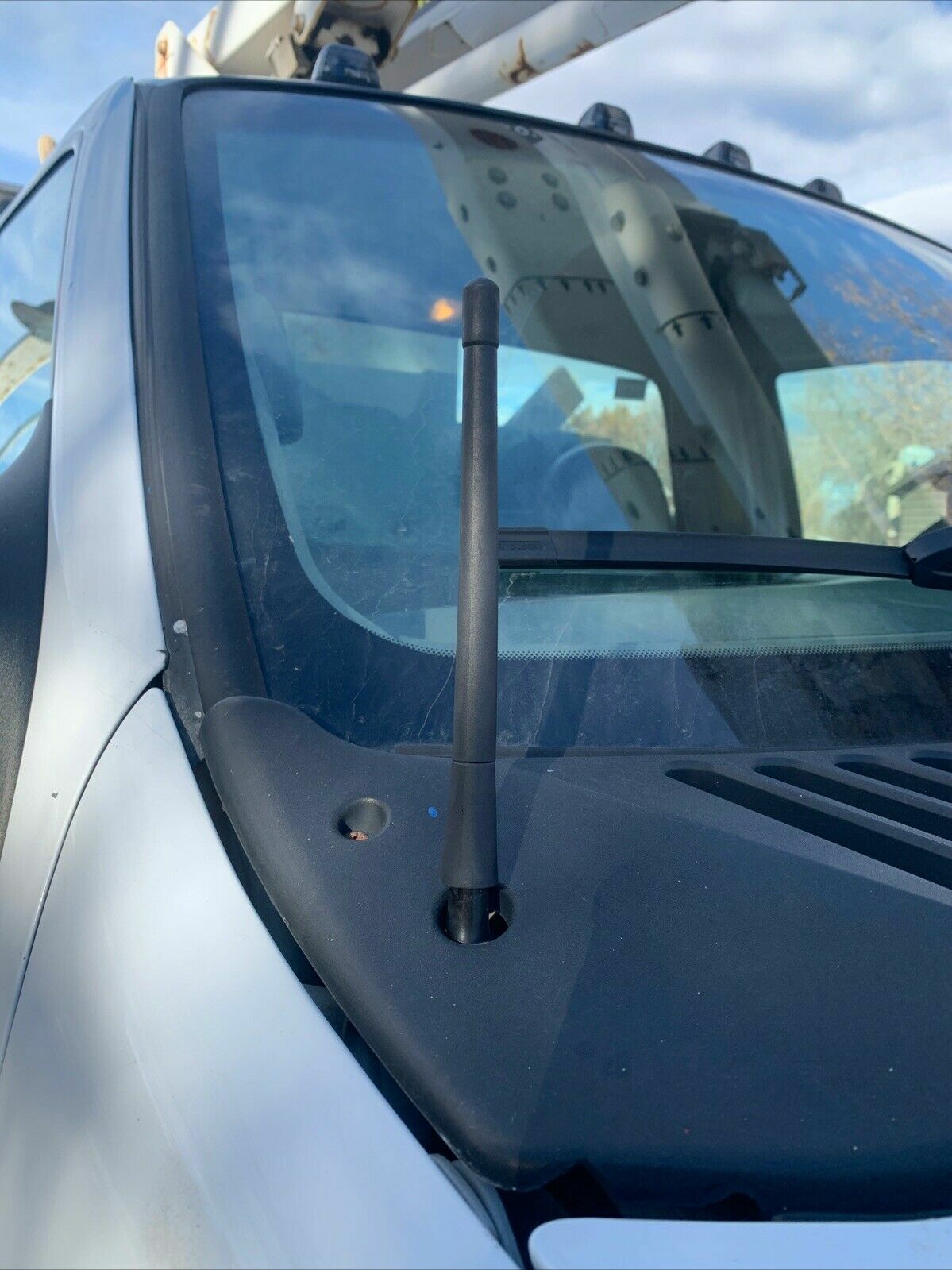 7" Short Black Antenna Mast Radio AM/FM for FORD F-250-F750 1997-2016 ...