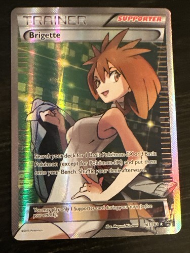 Pokémon TCG Brigette BREAKthrough 161/162 Holo Full Art | eBay