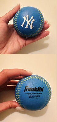 🆕 New York Yankee Baseball Blue Ball | eBay